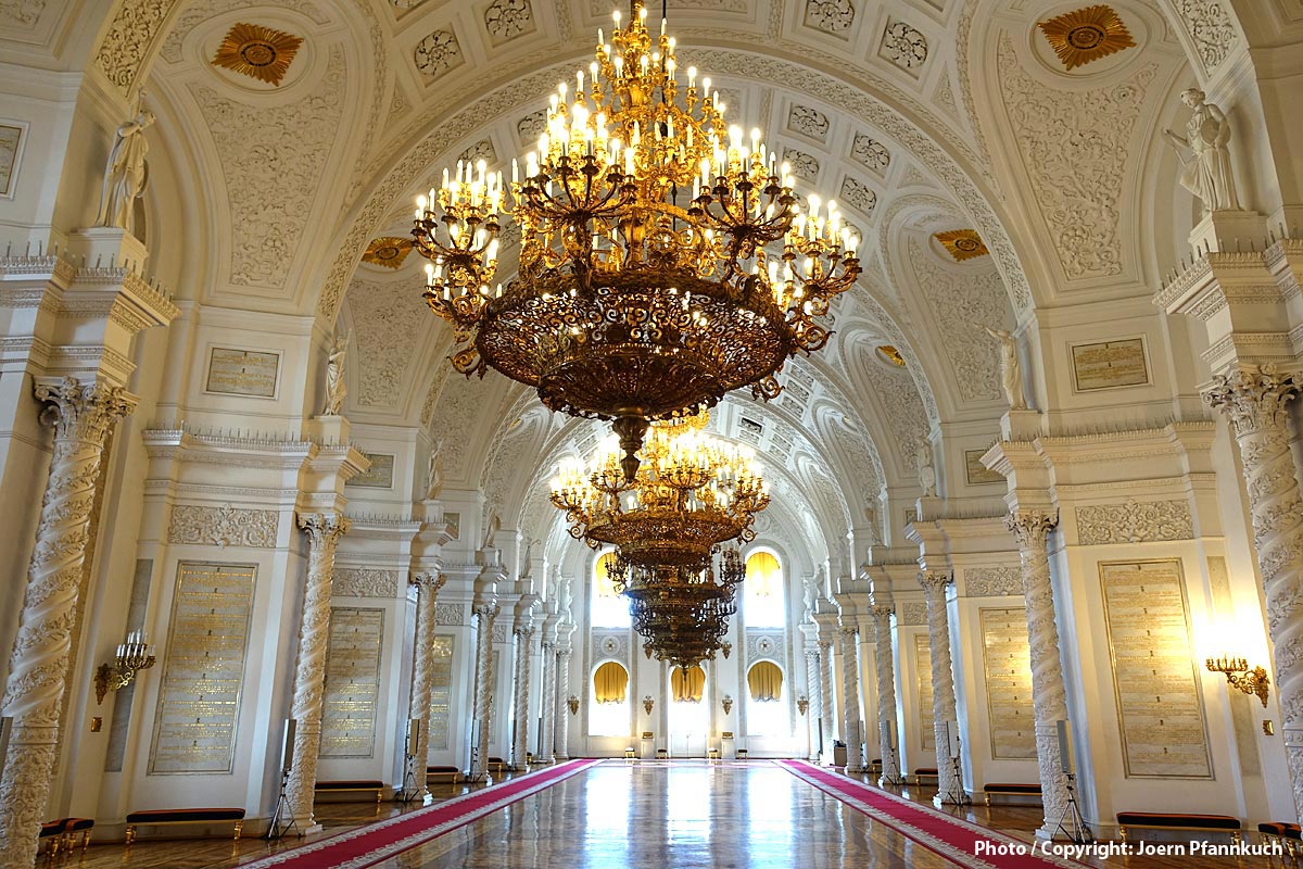 An exclusive, private visit to the Grand Kremlin Palace in Moscow ...
