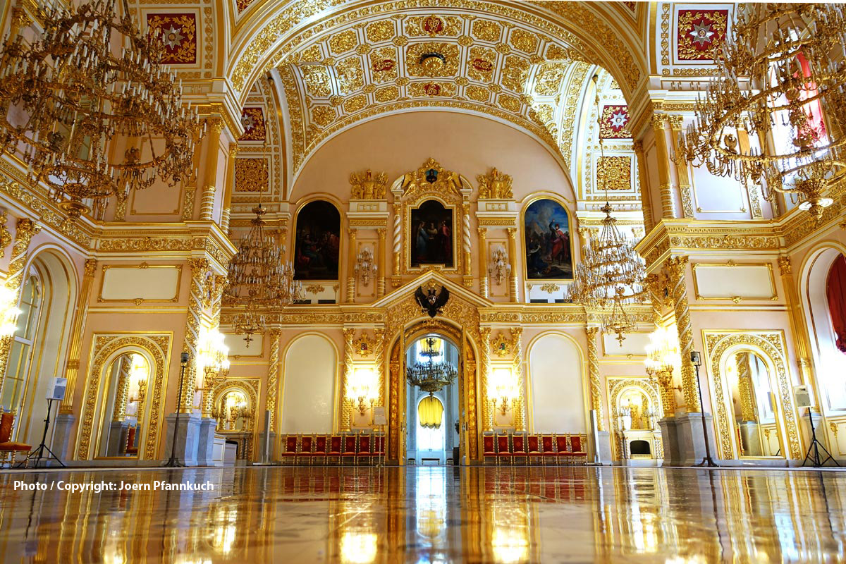An exclusive, private visit to the Grand Kremlin Palace in Moscow ...